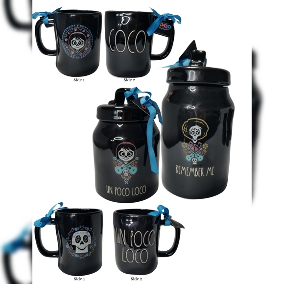 Rae Dunn | Accents | New Rae Dunn Coco Disney Pixar Set Of 4 Coco Un ...